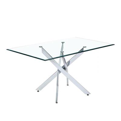 China Environmentally Home Furnishings Industrial Dining Table Set For Families for sale