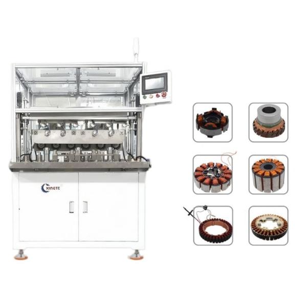 Quality 6000rpm Flyer Winding Machine 6 Stations Stator Winding Machine For Stator Outer for sale
