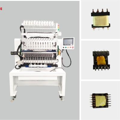 China High Precision Transformer Bobbin Winding Machine 12 Spindles XT-TW1270 for sale