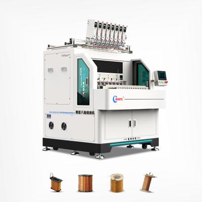 China 8 Axis High Precision Winding Machine , Automatic Transformer Winder Machine for sale