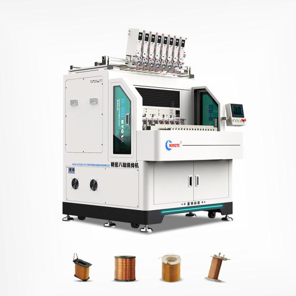 Quality 8 Axis High Precision Winding Machine , Automatic Transformer Winder Machine for sale