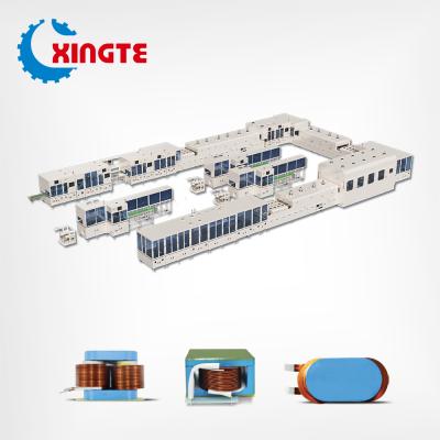China Fully Automatic PFC Flat Wire Inductor Production Line for Automotive Charging Piles with 98% Yield Rate and 230 PCS/H UPH for sale