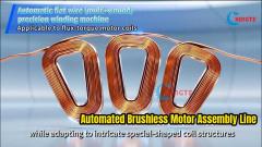 automatic flat wire(multi-wound)precision winding-machine(applicable to flux-torque motor coils)