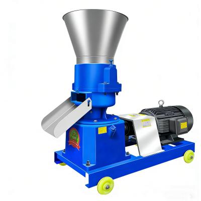 China Stainless Steel Rust Resistant Poultry Pellet Machine 200kg/H Farm Feed Pellet Mill for sale