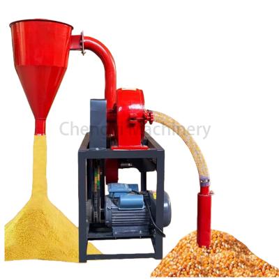 China Self Priming Grain Crusher Machine Automatic Hammer Mill For Feed Grinding for sale
