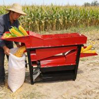 China Heavy Duty Corn Threshing Peeling Machine 350kg 380v 50hz 3ph Low Kernel Damage Agriculture for sale