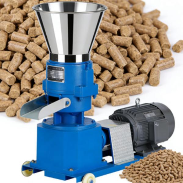 Quality Reinforced Iron Poultry Feed Pellet Machine 200 kg/h Animal Feed Pelletizer for sale