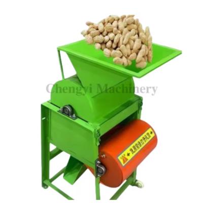 China Iron Groundnut Shelling Machine 220V / 380V Grain Processing Equipment for sale