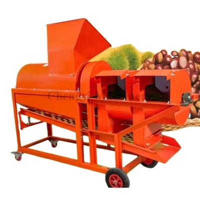 China Wear Resistant Chestnut Shelling Machine Nut Cracking Grain Processing Equipment for sale