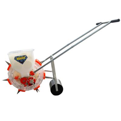 China ABS Steel Manual Seeder Machine Rust Resistant Hand Operated Seed Planter for sale