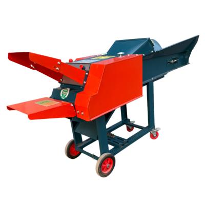 China Chaff Cutter with Conveyor Equipment Carbon Steel Forage Processor for sale
