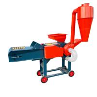 China Alloy Steel Self Priming Forage Processor Grass Cutter Silk Kneading Machine 1-7T/H 3KW for sale