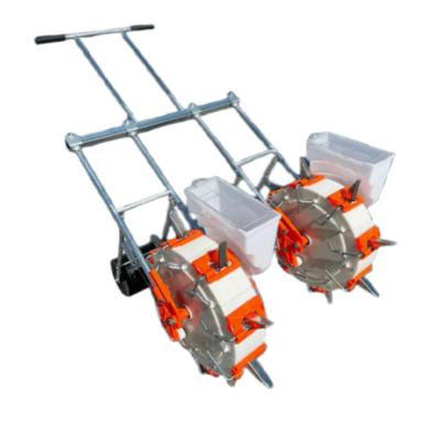 China Two Row Manual Seeder Machine Light Planter Fast Precise Sowing Device Crop for sale