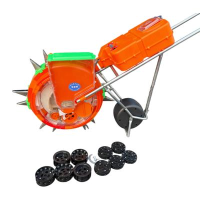 China Manual Sowing Machine with Fertilizer Box for Hills 0.5-5cm Adjustable for sale