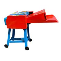 Quality 800kg/H Motor Diesel Drive Straw Cutter Machine Iron Chopping Machine For Silage for sale