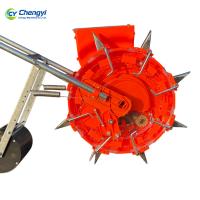 China Alloy Steel Manual Seeder Machine 7kg Seed Box Multi Crop Planter for sale
