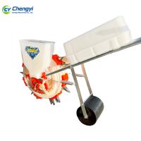 China Lightweight Manual Seeder Machine with Fertilization 14.5kg Hand Push Planter for Corn Soybean for sale