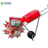 China Precision Manual Seeder Machine 14.5kg Multifunction Seed Sowing with Fertilizer for sale