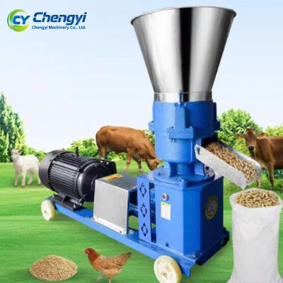 China Carbon Steel Feed Pellet Machine Livestock Pellet Mill For Poultry Feeding Farm for sale