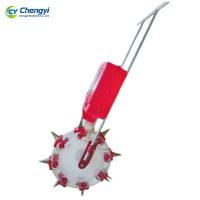 China Precision Manual Corn Fertilizer Spreader 8 Nozzle High Efficiency PC Seeder 14kg for sale