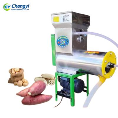 China Electric Diesel Power Root Tuber Starch Separator / Potato Extraction Machine for sale