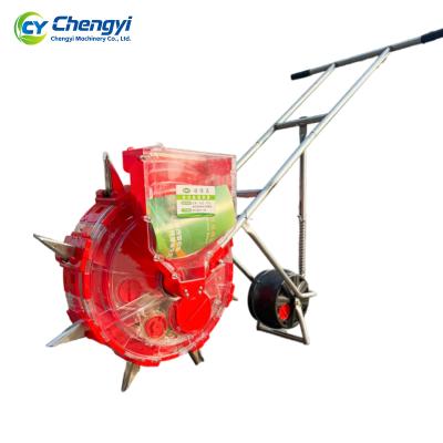 China Sturdy Plastic Hand Push Seeder Planter Convenient Uniform Sowing For Home Garden Agriculture for sale