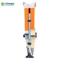 China Manual Seeder Machine with Fertilizing Precision Seed Drill Planter 4kg Capacity 8cm Spacing for sale