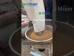 300 - 500kg/h industrial grain mixer stainless steel high capacity animal feed blender
