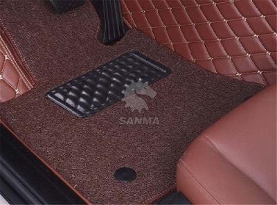 China Double Layer Car Floor Mat High-elasticity sponge floor mat for sale