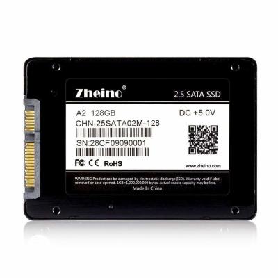 Cina Azionamento semi conduttore dello SSD di Zheino A2 2,5 Sata III 6Gb/s 128gb (7mm) per il computer portatile da tavolino con il nascondiglio di 128M (flash di TLC di MLC non) in vendita