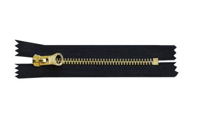 Cina I denti lucidati durevoli dell'arcobaleno del metallo Zippers per mobilia/jeans non tossici in vendita