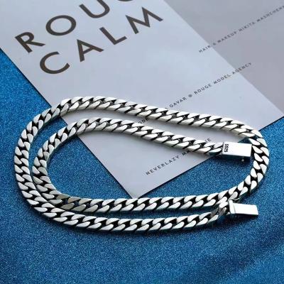Cina Anello d'argento sterlina per uomo con tecnologia CNC e Hip Hop Cuba Long Chain in vendita