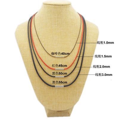 Cina OEM Collare Corde Corde Cristallo Pendente Corde Cera Corde Oro Gioielli Lanyard per Uomini e Donne in vendita