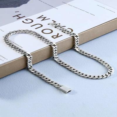 Cina Anello d'argento sterlina per uomo con tecnologia CNC e Hip Hop Cuba Long Chain in vendita