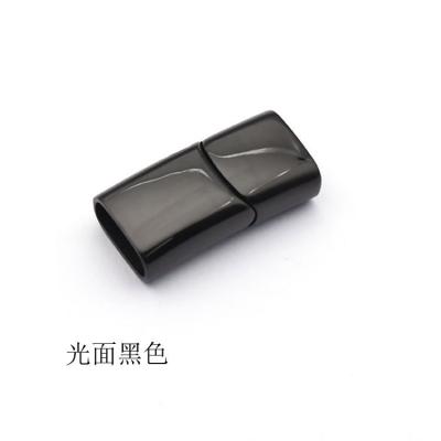 Cina Magnete in acciaio inossidabile con guinzaglio piatto, design rettangolare per la sicurezza del braccialetto in cuoio in vendita