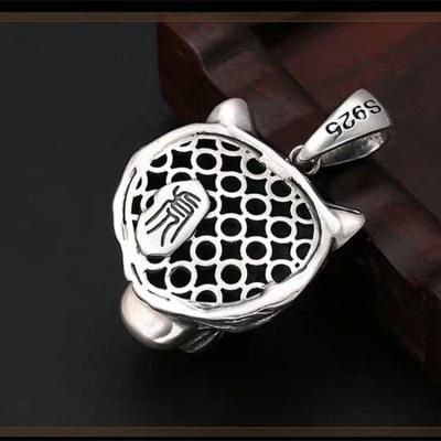 Cina Simple Style 925 Silver Pendant Retro Thai Silver Men's Chain per una dichiarazione di moda in vendita