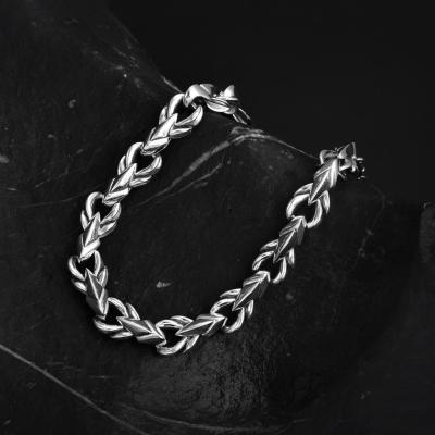 Cina Sterling Silver Hip Hop Catena Maschile Europeo e Americano Sensato Avanzato Collare Hipster in vendita