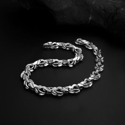 Cina Sterling Silver Hip Hop Catena Maschile Europeo e Americano Sensato Avanzato Collare Hipster in vendita