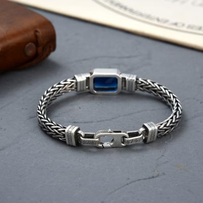 Cina Braccialetto incrostato di diamanti per coppia per uomo Braccialetto di design di nicchia di qualità tessuta a mano per donna in vendita