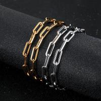 Quality Women's Retro Paper Clip Choker Long Cross Chain Titanium Steel Collarbone for sale