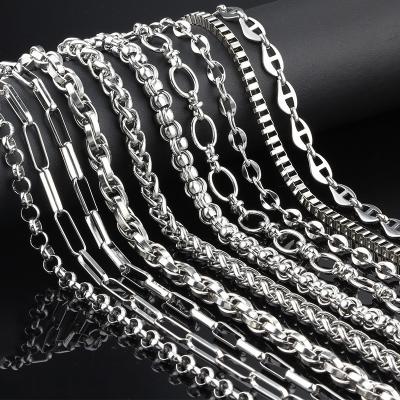 Cina Catena di gioielli in acciaio inossidabile unisex per fai da te Colletto e braccialetto Disegni unici in vendita