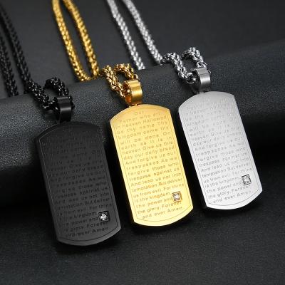 Cina Moda europea e americana Essential Hip-Hop Punk Gioielli Retro Lettera Pendente Colletto in vendita