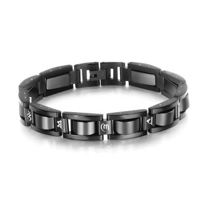 Cina Elegante braccialetto giapponese e coreano di moda in titanio e acciaio magnete maschile in vendita