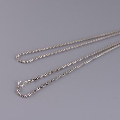 Cina Catena d'argento sterling S925 da donna con disegni unici e artigianato retro in vendita