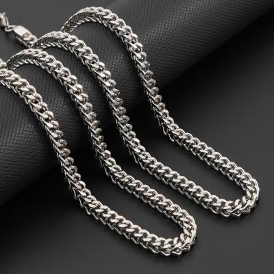 Cina Europa Stati Uniti Catena in acciaio inossidabile Hip Hop Moda fai da te Gioielli fatti a mano a forma di catena in vendita