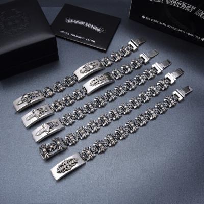 Cina Disegno creativo multi-elemento Braccialetto maschile in argento thailandese con 925 sterling silver in vendita