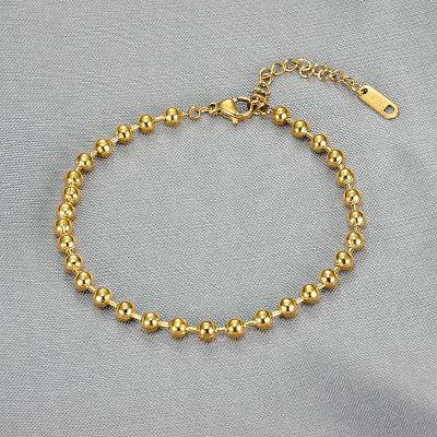Cina Simples Temperamento Leggere Luxury Dames Titanio Acciaio Braccialetto Con Modello Geometrico in vendita