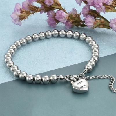 Cina Urna Cenile Bracciale Incantevoli Cuori In Acciaio Inossidabile Bracciale Ricordo Per Donne Ragazze in vendita