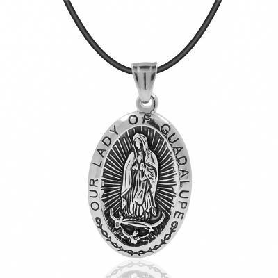 Cina Decorazione in stile religioso Semplice Venus Madonna Pendente Tag in acciaio inossidabile in vendita