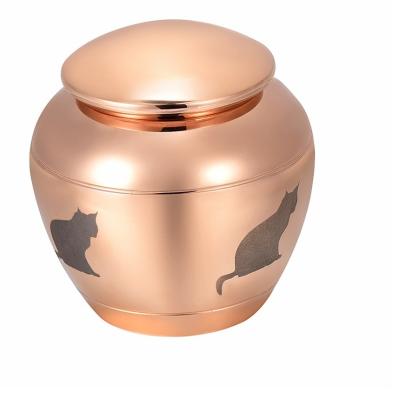 Cina Targa personalizzata Ricordo Gioielli Gatti Laser Engraved Mini Urna di cremazione per resti in vendita